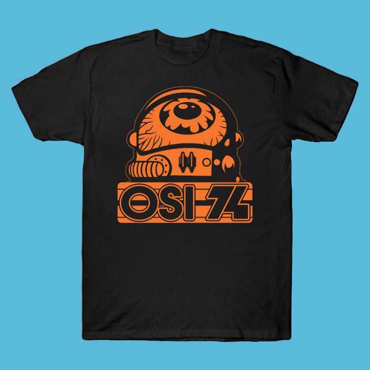 OSI 74 Limited Edition Orange on Black T-Shirt | Outer Space International